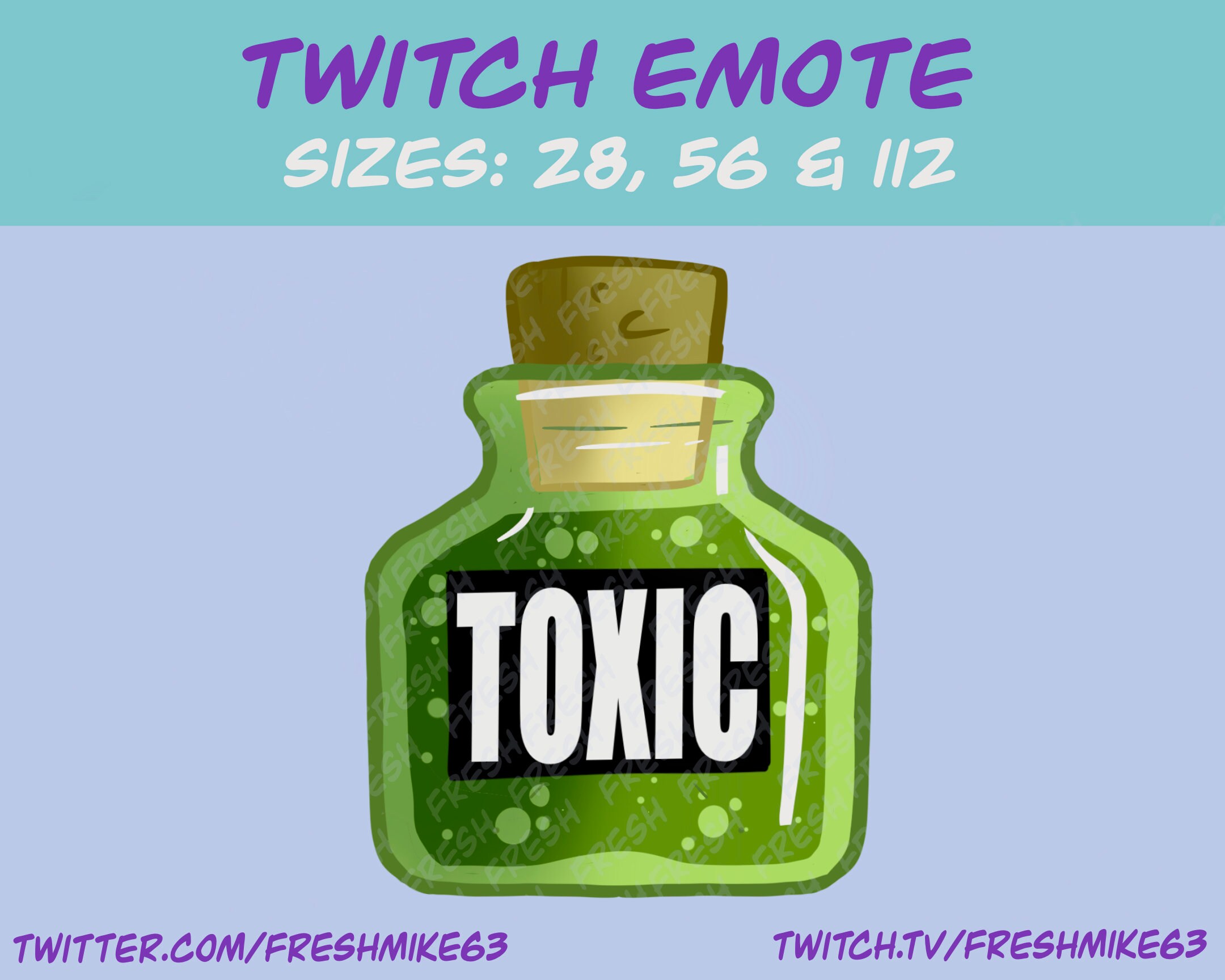 Toxic Vial Emote | Twitch Emote | Youtube Emote | Discord Emote ...