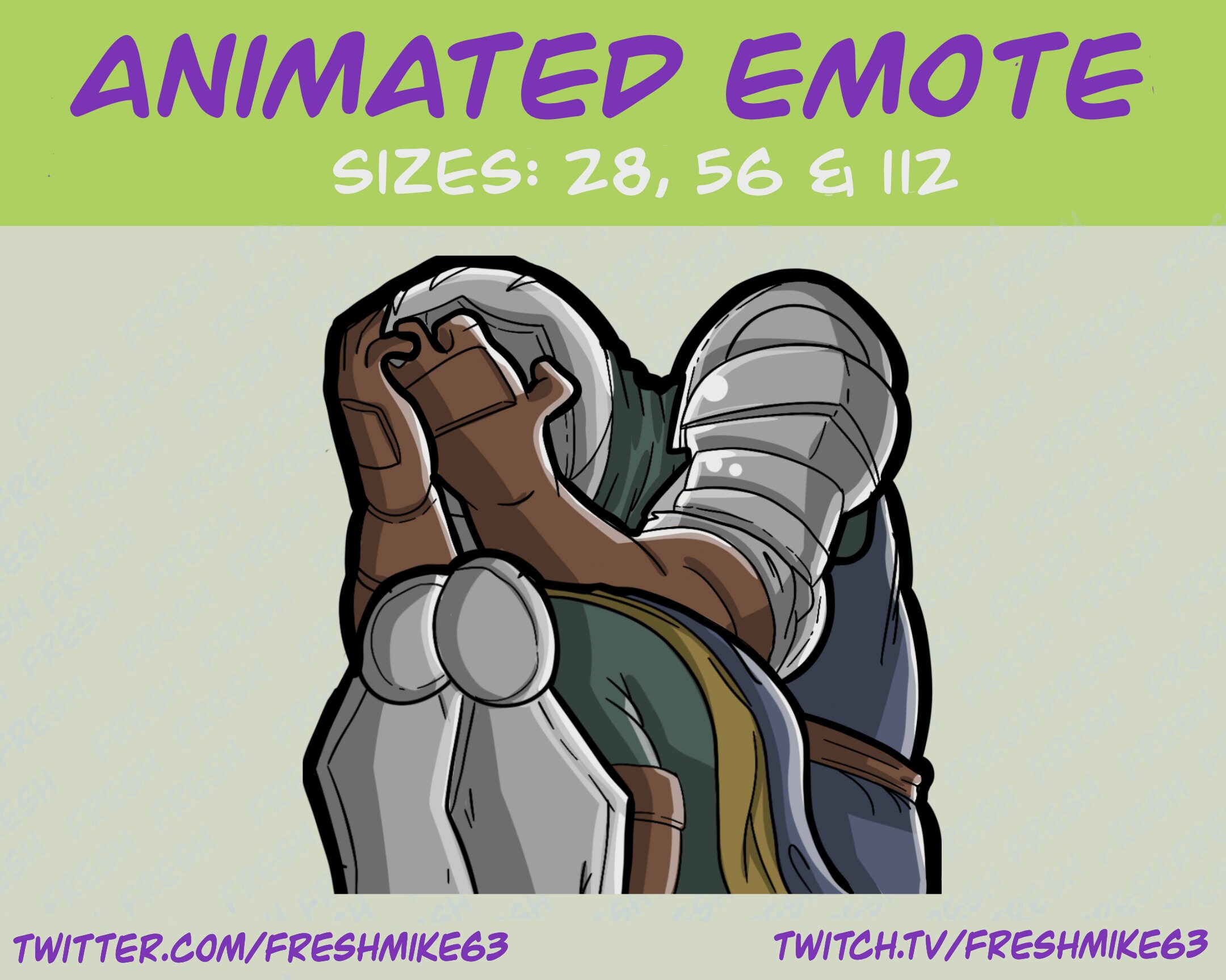 Animated Soulsborn Emotes | Crying Knight Emote | Knight Emotes ...