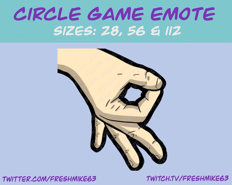 Circle Game Emote | Celebration Twitch Emote | Youtube Emote | Discord ...