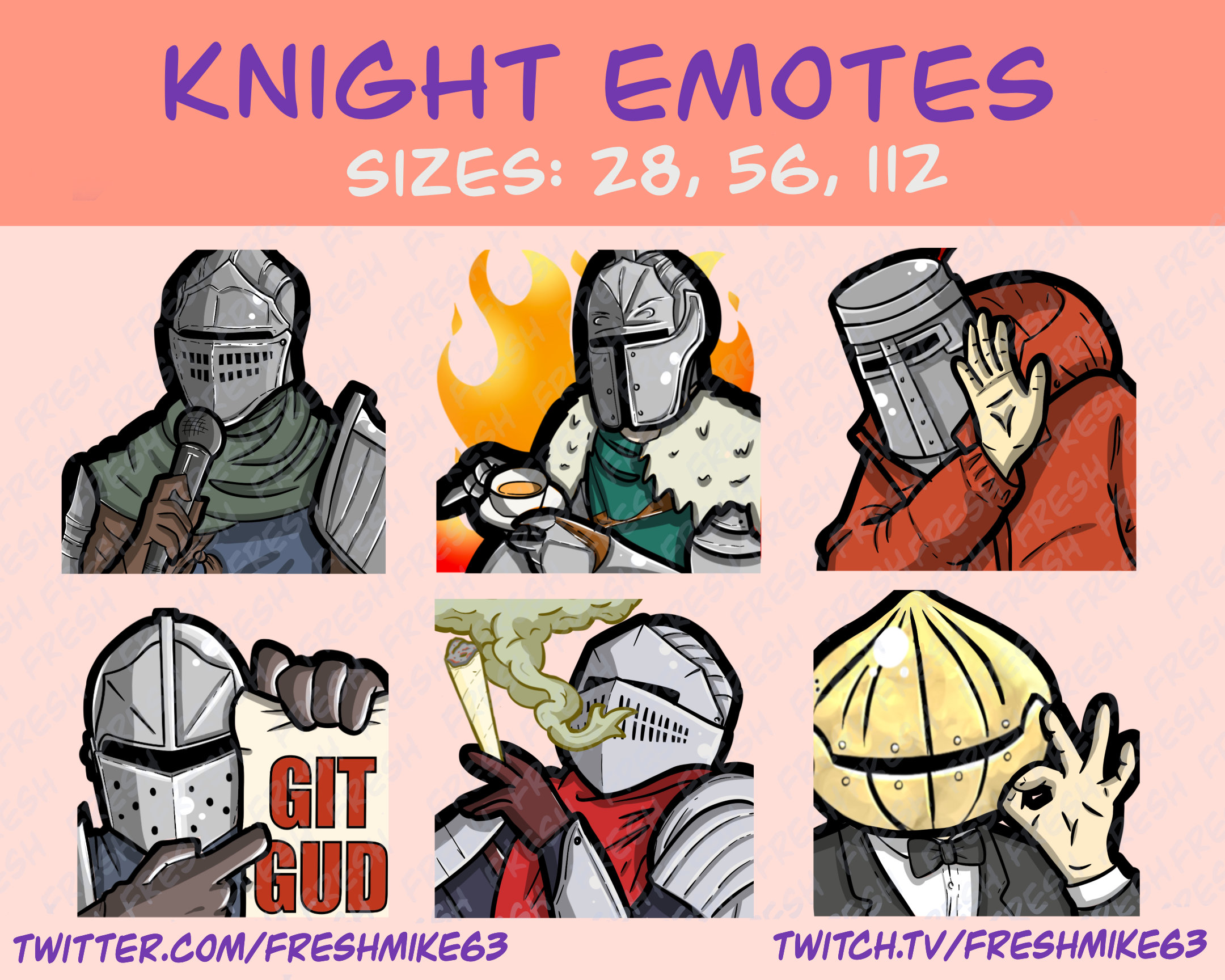 Soulsborn Emotes Knight Emotes Emotes Twitch Emote Youtube Emote ...