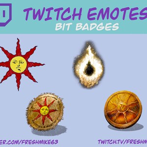 8 Bit Badges/ Bit Badge Set/ Darks Souls/dark Souls Emotes/fromsoft ...