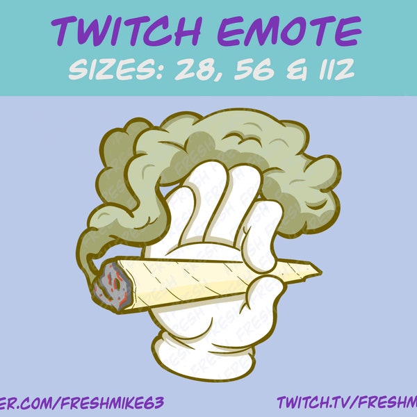 Marijuana Twitch Emote - Etsy
