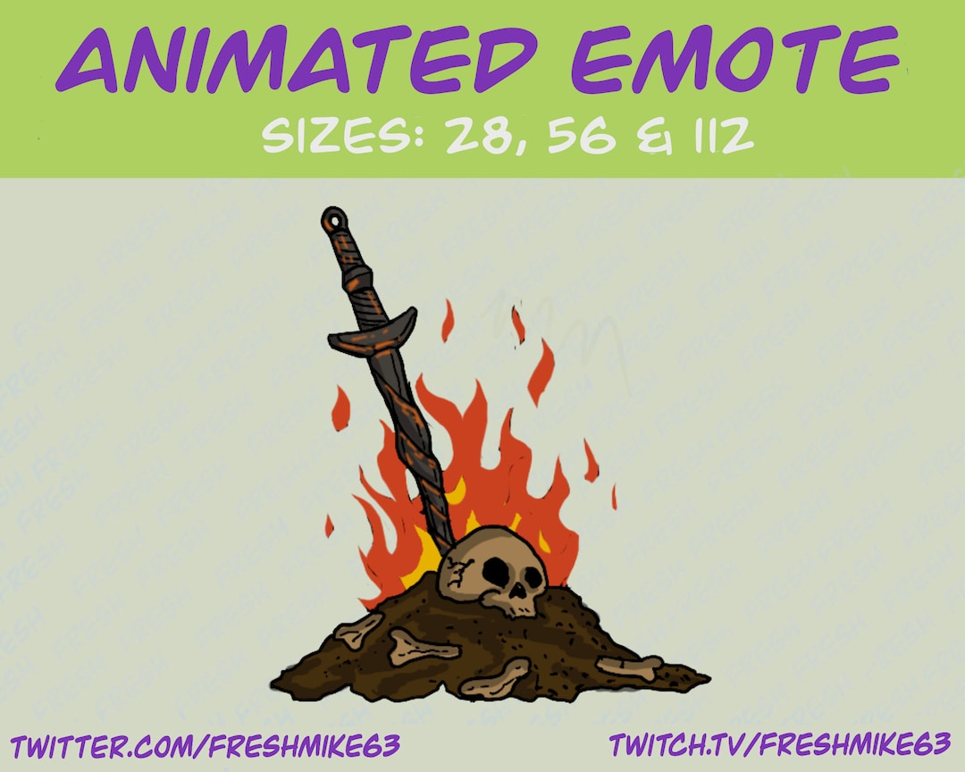 Animated Soulsborn Emotes | Fire Link Emote | Knight Emotes | Emotes ...