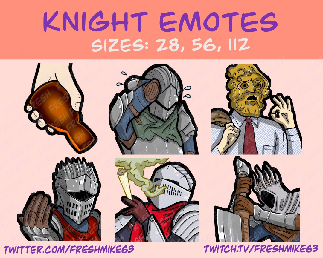 Medieval Emotes | Knight Emotes | Emotes | Twitch Emote | Youtube Emote ...
