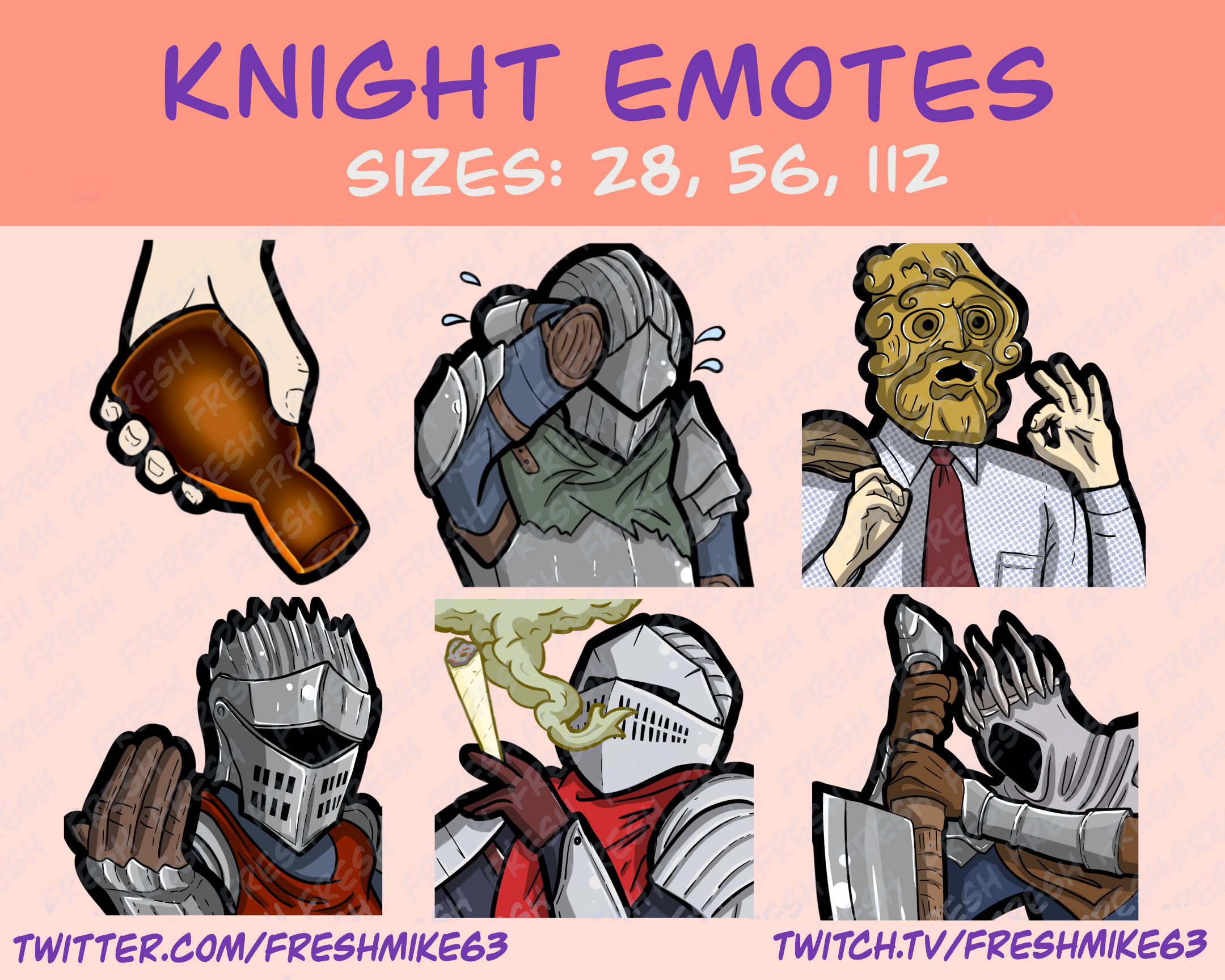 Medieval Emotes | Knight Emotes | Emotes | Twitch Emote | Youtube Emote ...