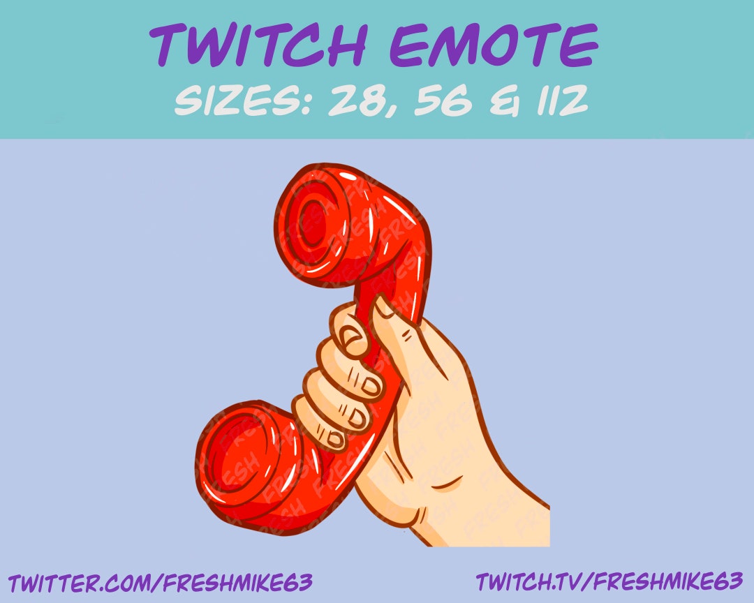Hold the Phone Emote | Twitch Emote | Youtube Emote | Discord Emote ...