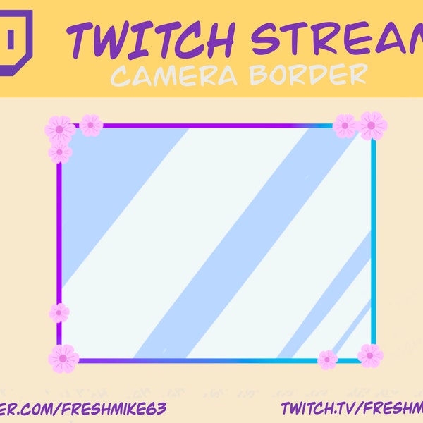 Webcam Border Gradient - Etsy