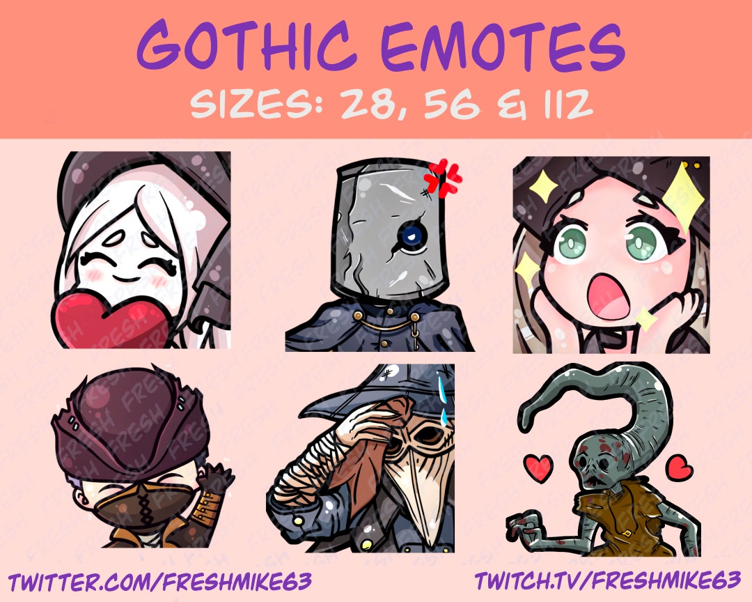 Gothic Emotes | Soulsborn Emotes | Knight Emotes | Emotes | Twitch ...