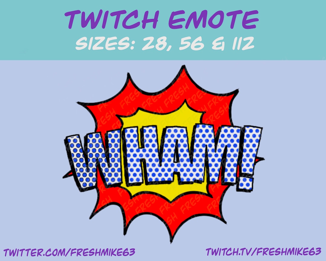 Wham Emote| Surprised Emote | Twitch Emote | Youtube Emote | Discord ...