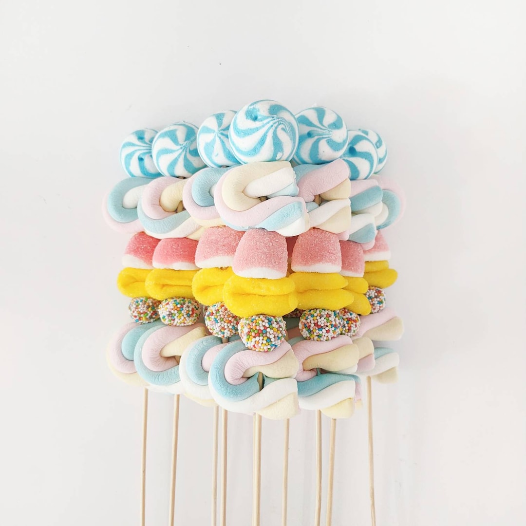 Colorful Clouds Skewer Sweets Skewer Candy Marshmallow Lollipop Candy ...