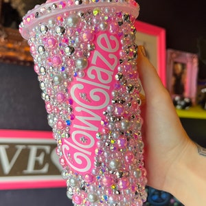 PERSONALISED Rhinestone Tumbler / Cold Cup Blinged Out With Gorgeous ...