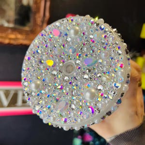 ICE SPARKLES Tumbler Water Bottle Drenched in Exquisite Crystals ...