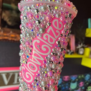 PERSONALISED Rhinestone Tumbler / Cold Cup Blinged Out With Gorgeous ...