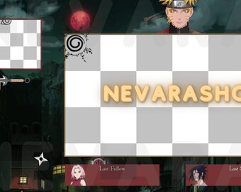 Naruto Twitch Overlay - Etsy