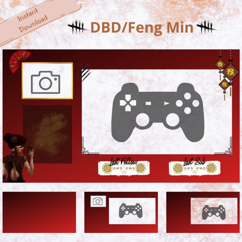 Dead By Daylight Twitch Overlays – XVYP