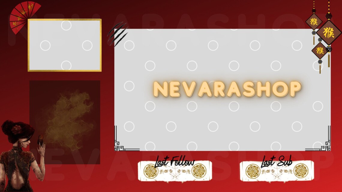 Overlay Feng Min // DBD // Dead by Daylight // Twitch Scene // - Etsy