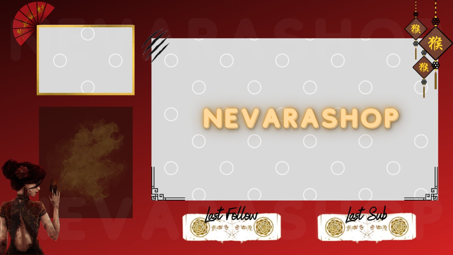 Overlay Feng Min // DBD // Dead by Daylight // Twitch Scene // - Etsy