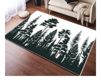 Pine Trees Rug - Etsy