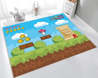 Pixel Art Rug - Etsy