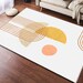 ABSTRACT LINE Rug Abstract Area Rug for Bedroom Boho - Etsy