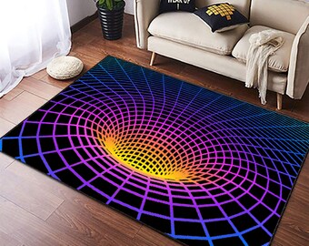 3d Grid Look Carpet - Etsy