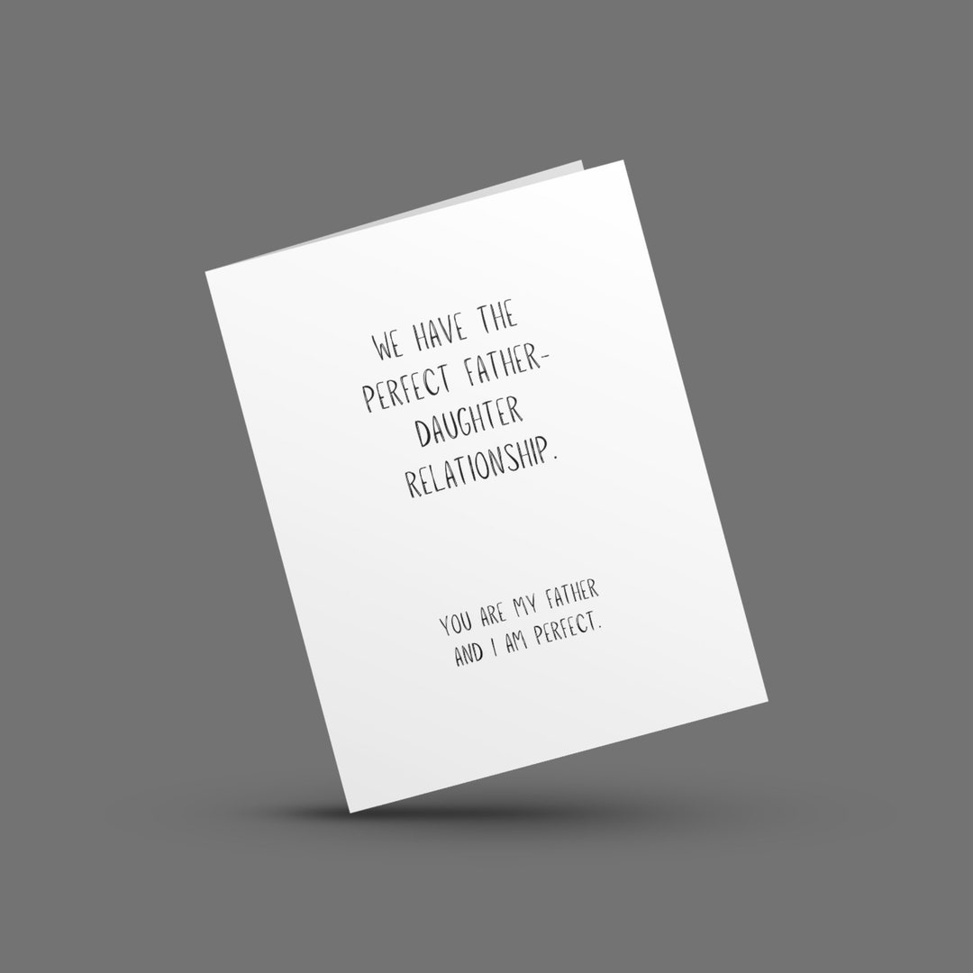 Funny Father's Day Card, Instant Download, Printable 4x6 Greeting Card ...