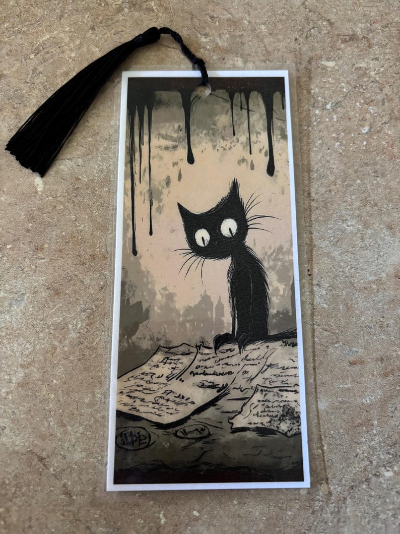 6 Bookmark Set Edgar Allan Poe Spooky Gothic - Etsy