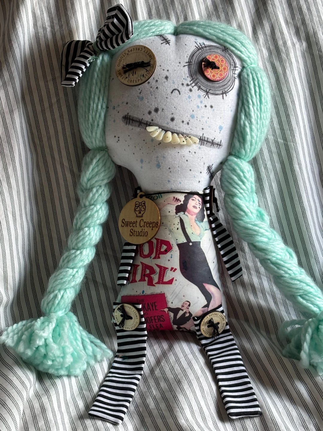 Classic Movie Girl Art Doll Handmade Monster Stuffy - Etsy