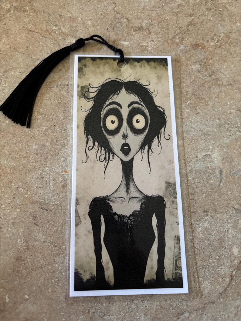 6 Bookmark Set Edgar Allan Poe Spooky Gothic - Etsy