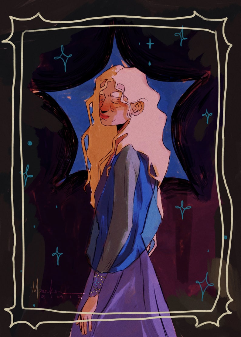 Lilliandil / the Blue Star Narnia Digital Printable Wall Art - Etsy