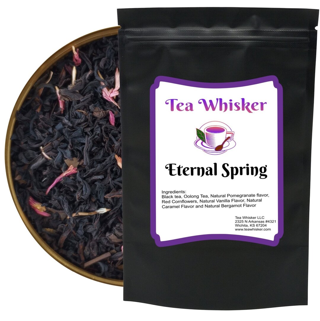 Eternal Spring, 100% All Natural, Gourmet Black Loose Leaf Tea ...
