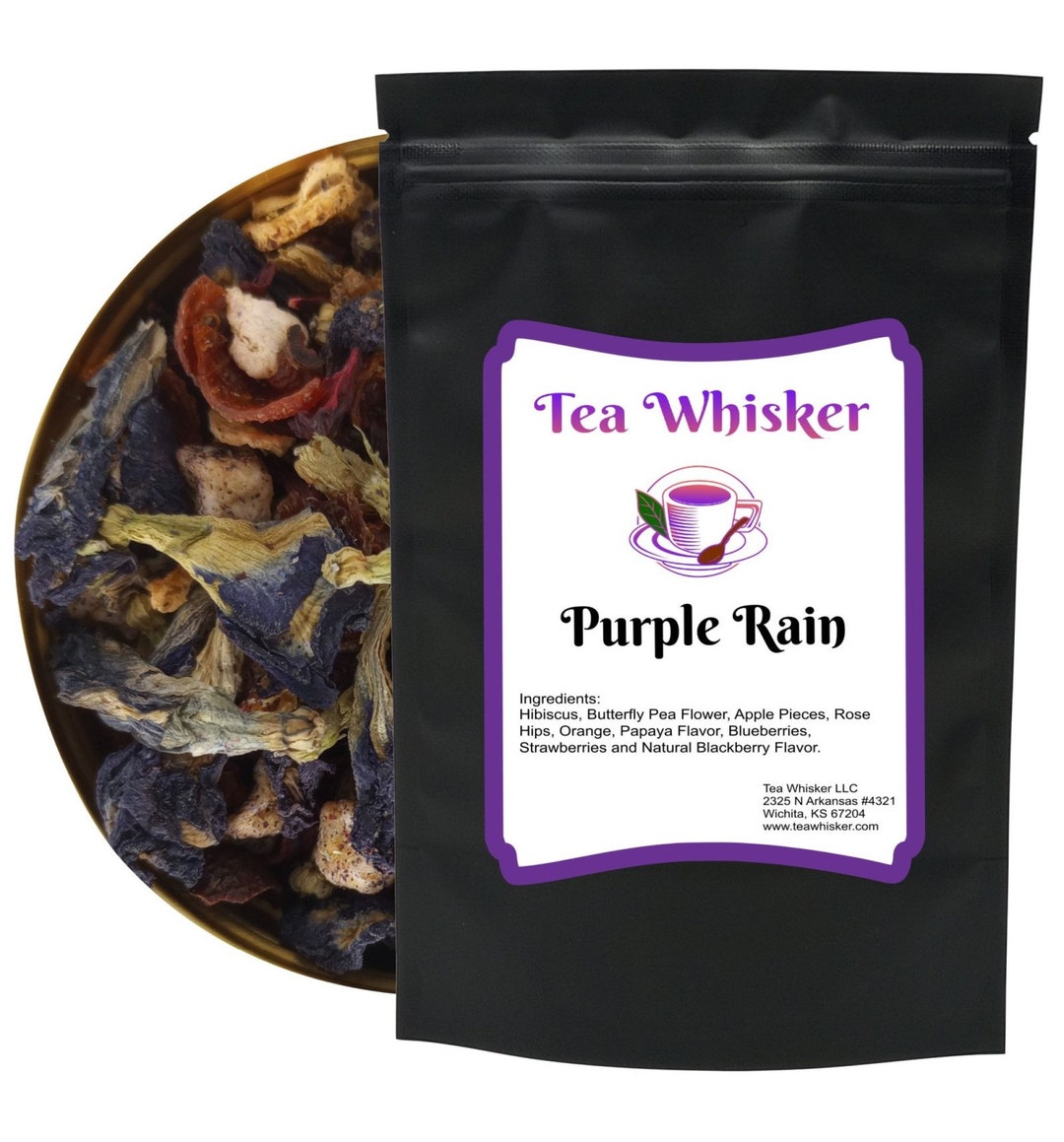 Purple Rain, 100% All Natural, Gourmet, Loose Leaf Tea, Kid Friendly ...