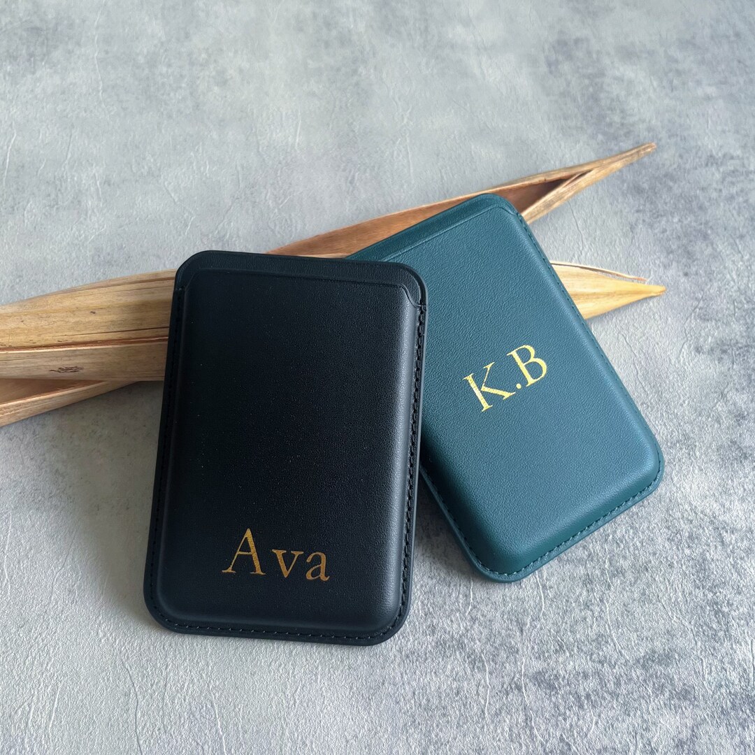 Personalized Magsafe Wallet, Hot Stamping Personalized Magsafe iPhone ...