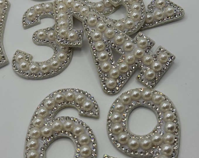 Pearl Numbers| Line Number| Number Pin| DIVA| MIP Gift| Pretty Girl| - Etsy