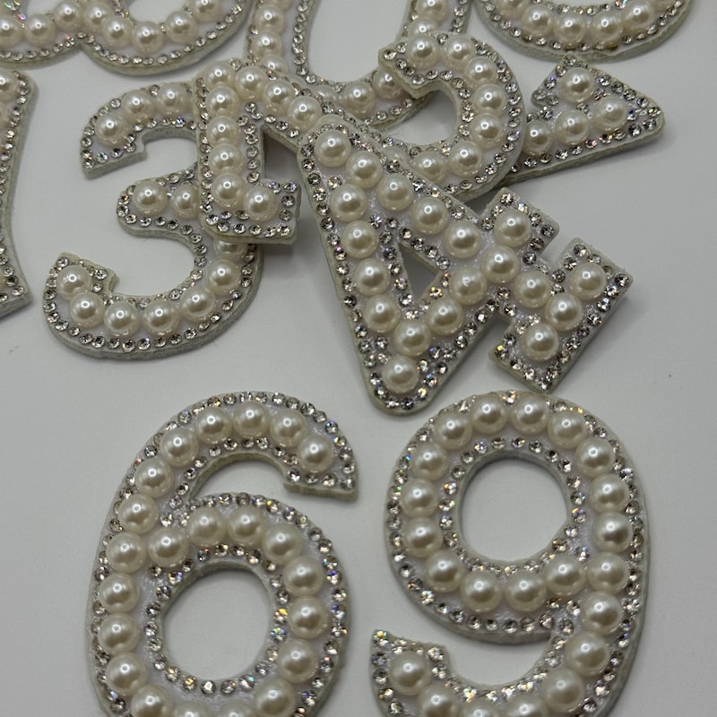 Pearl Numbered Brooch - Etsy