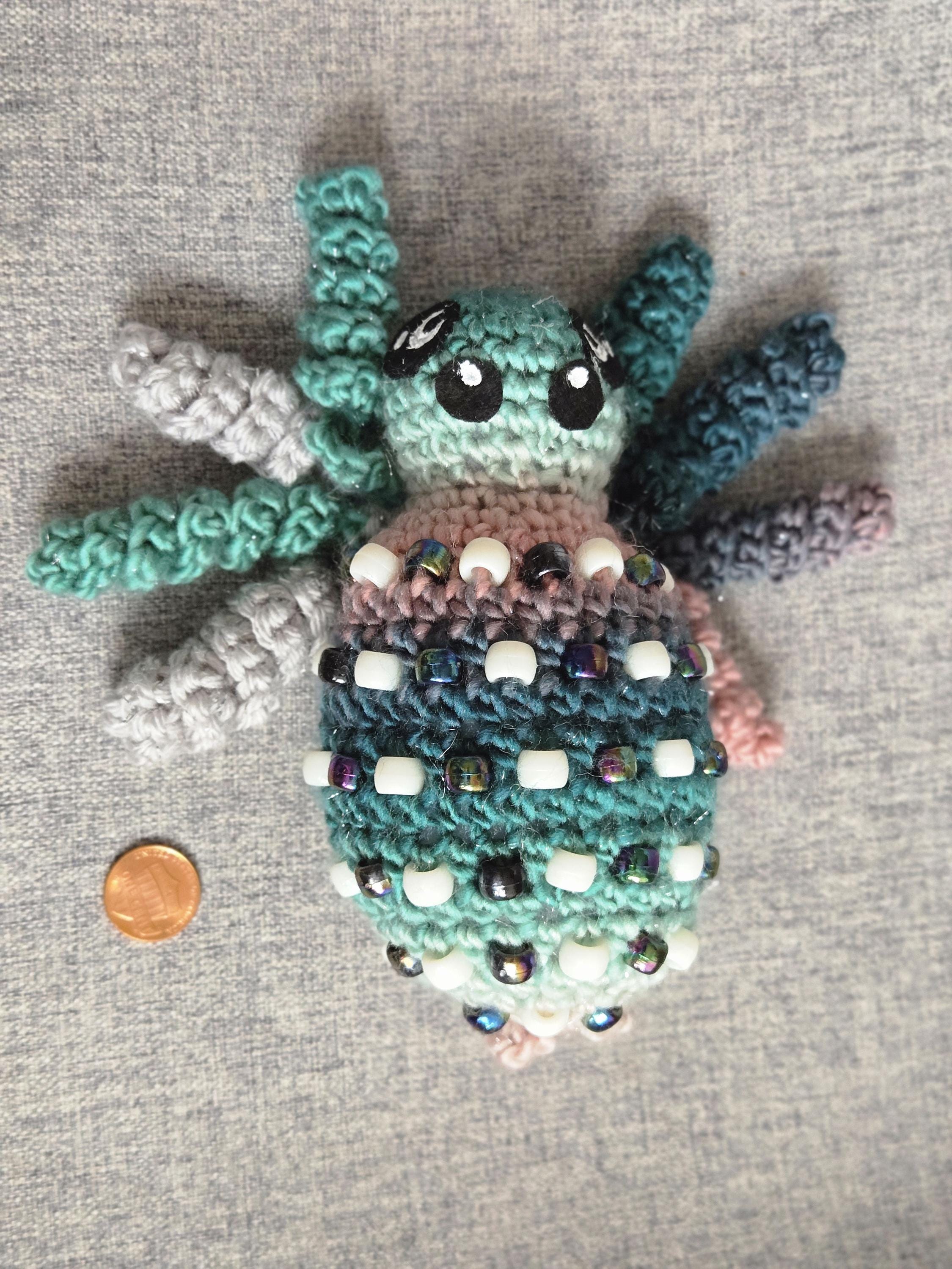 Sensory Spiders: Winter Blossoms Batch, Handmade Crochet Plushie ...