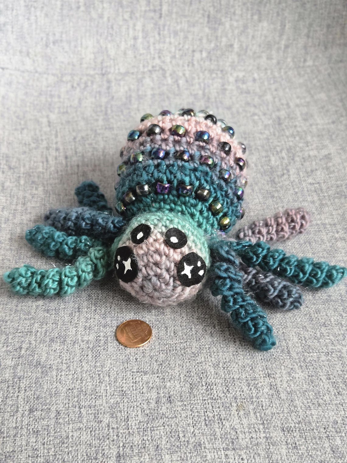 Sensory Spiders: Winter Blossoms Batch, Handmade Crochet Plushie ...
