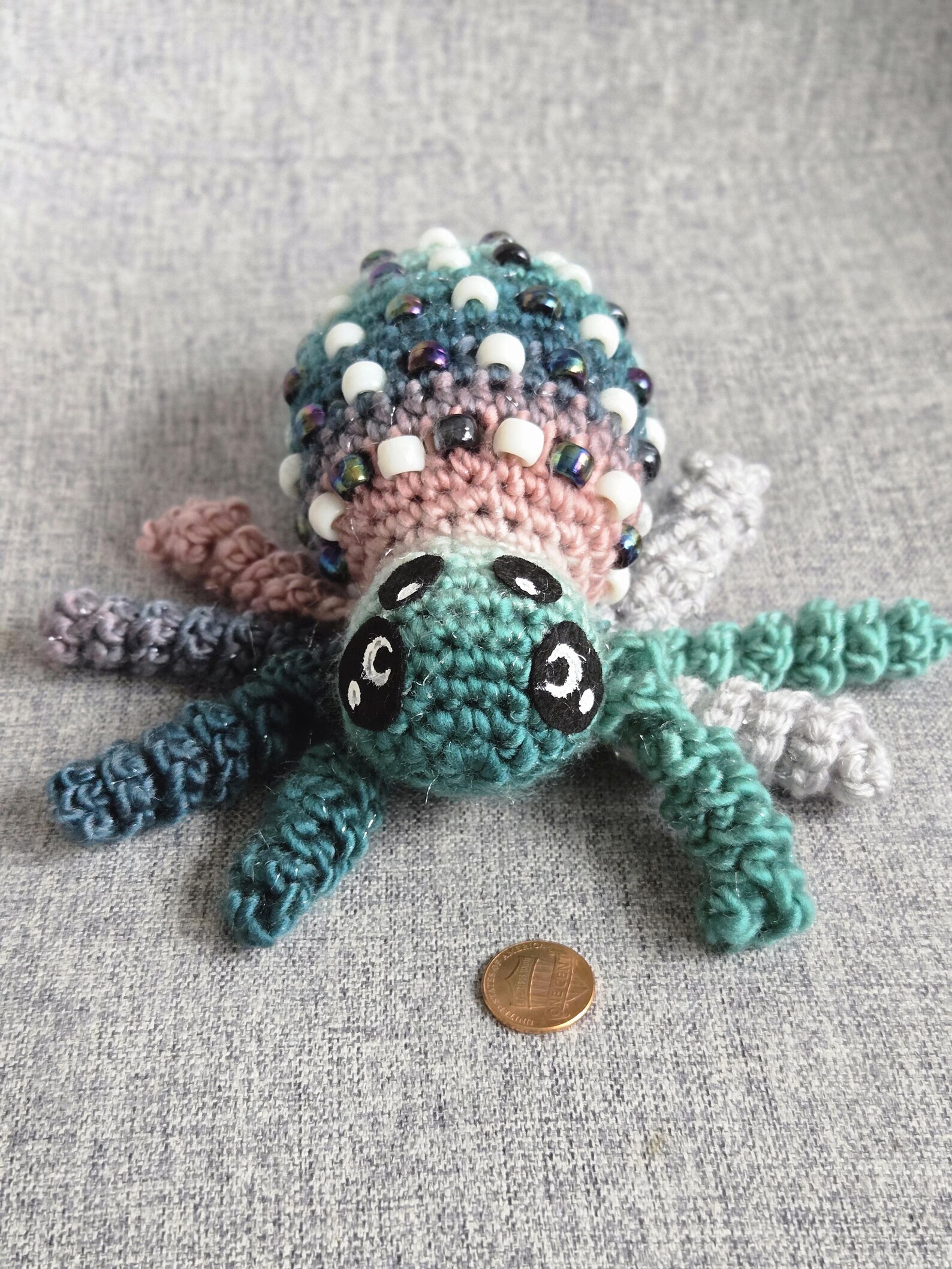 Sensory Spiders: Winter Blossoms Batch, Handmade Crochet Plushie ...