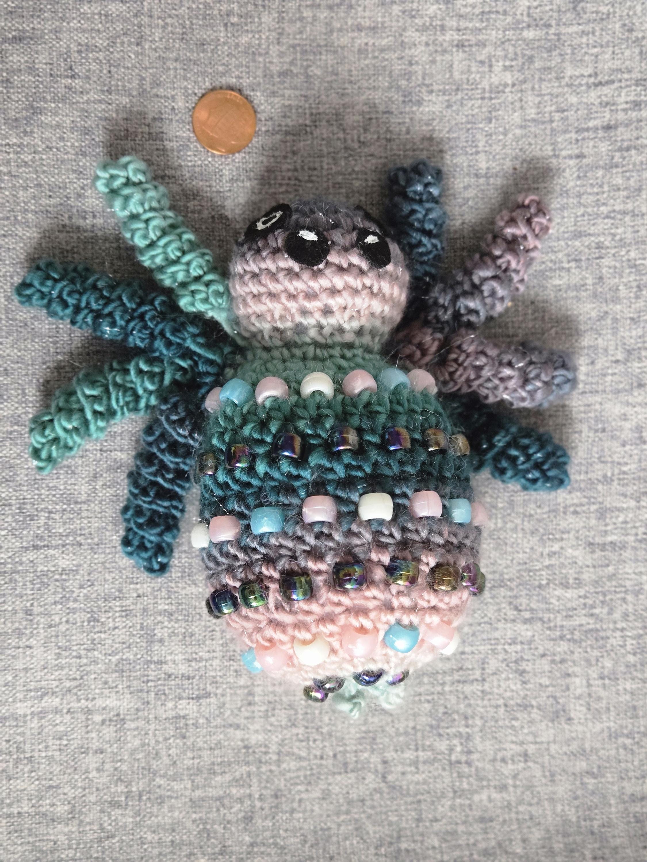 Sensory Spiders: Winter Blossoms Batch, Handmade Crochet Plushie ...