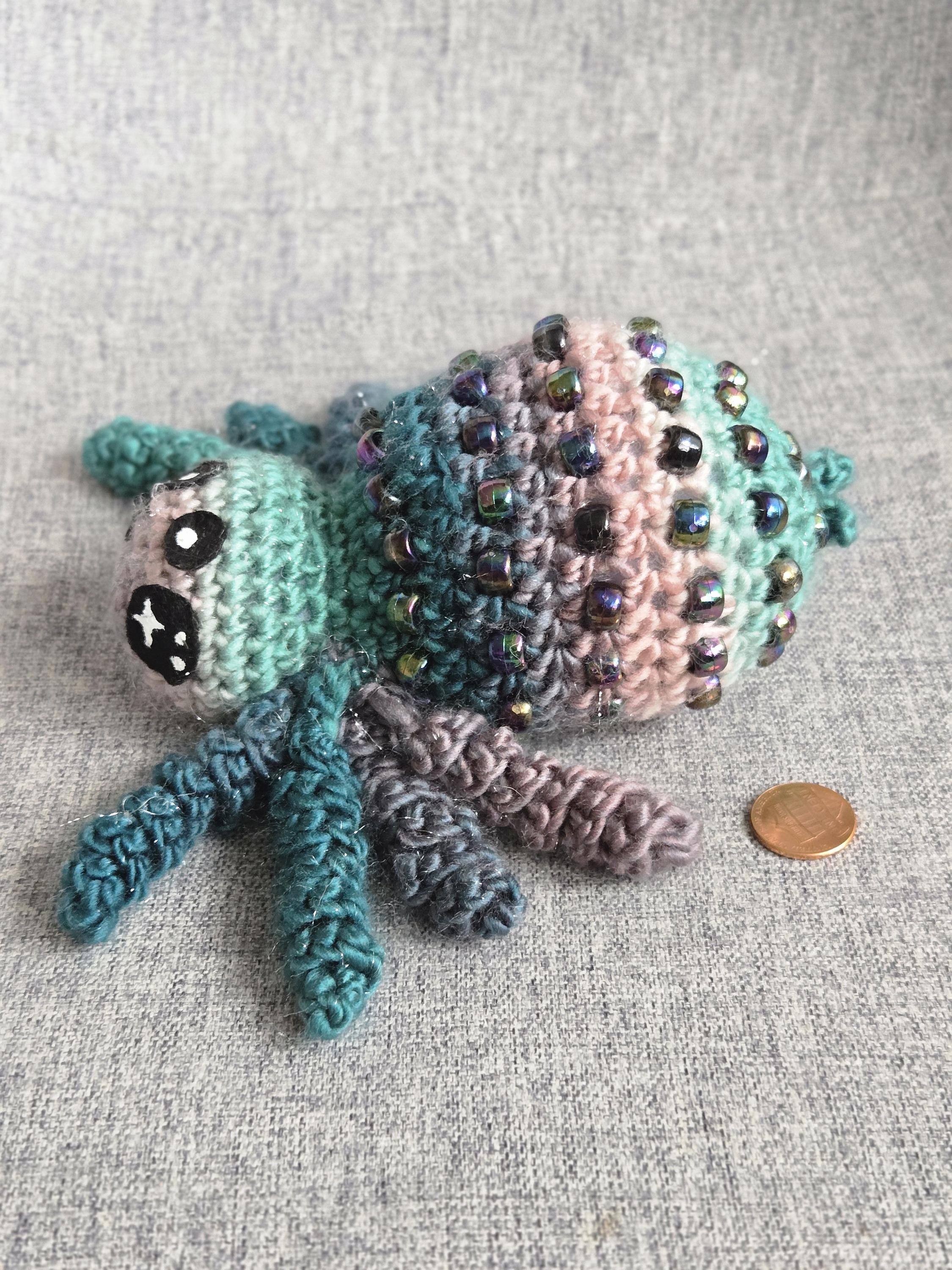 Sensory Spiders: Winter Blossoms Batch, Handmade Crochet Plushie ...