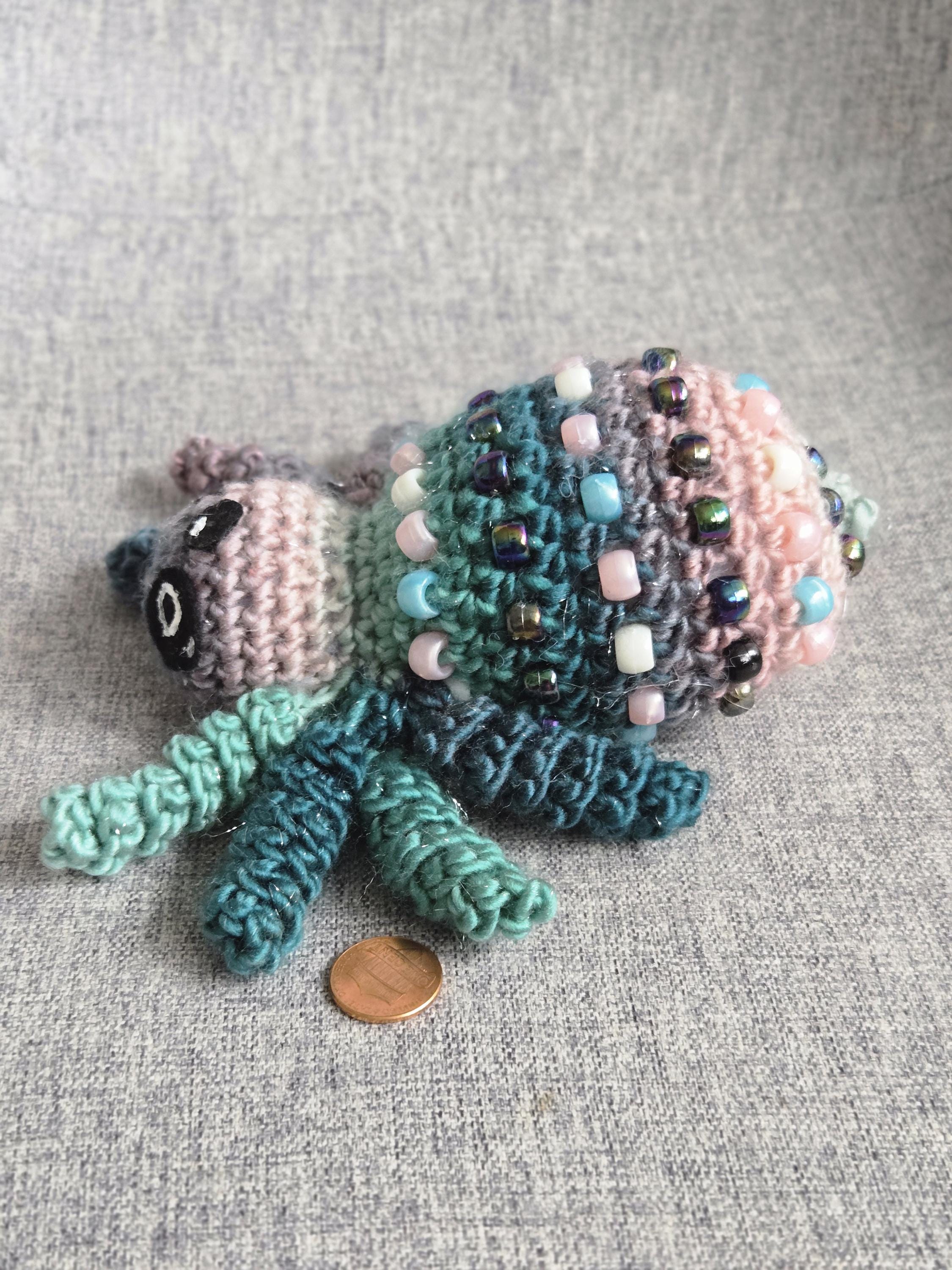 Sensory Spiders: Winter Blossoms Batch, Handmade Crochet Plushie ...