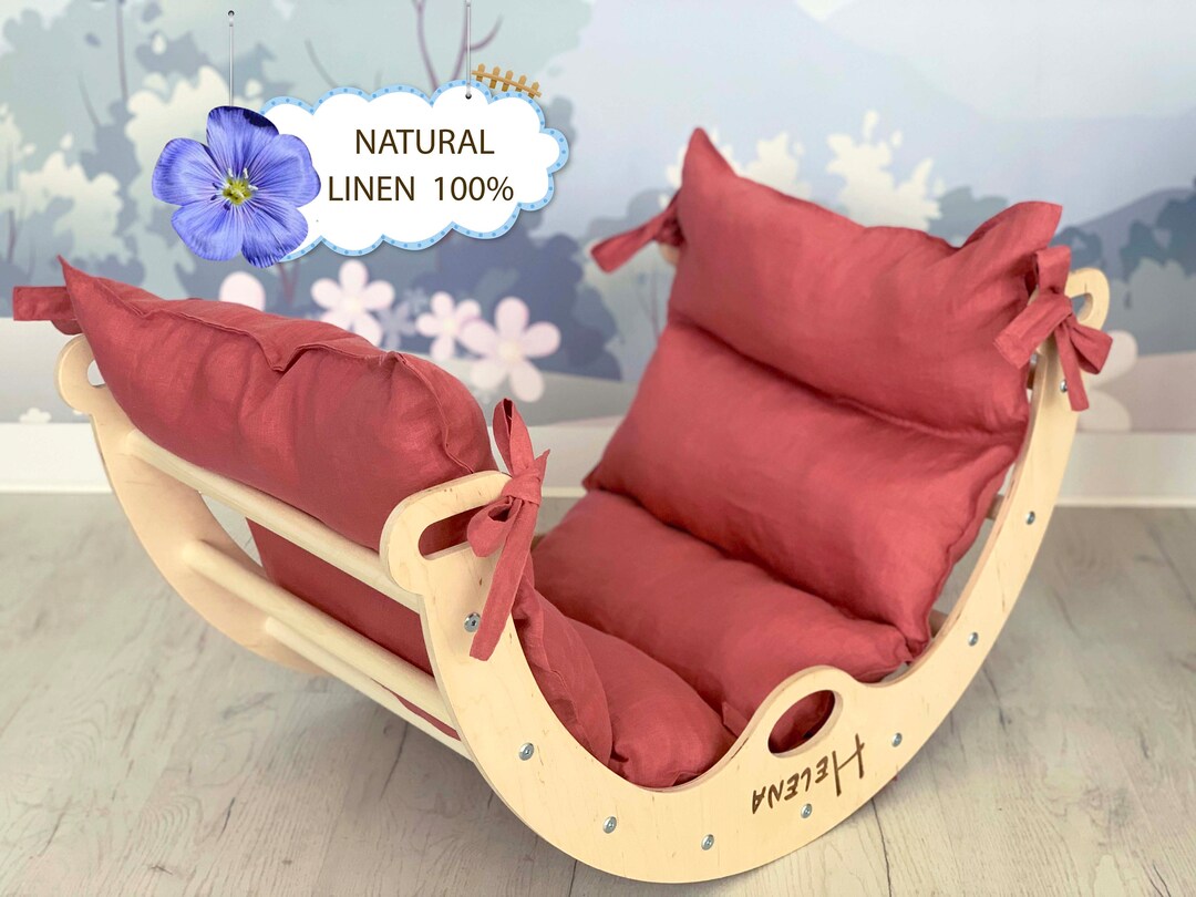 Pikler Arch, Kletterbogen, Montessori Climbing Arch With Pillow ...
