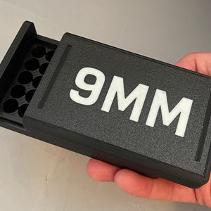 9MM Ammo Box | 50 Round Ammo Case Storage Made in USA - Etsy