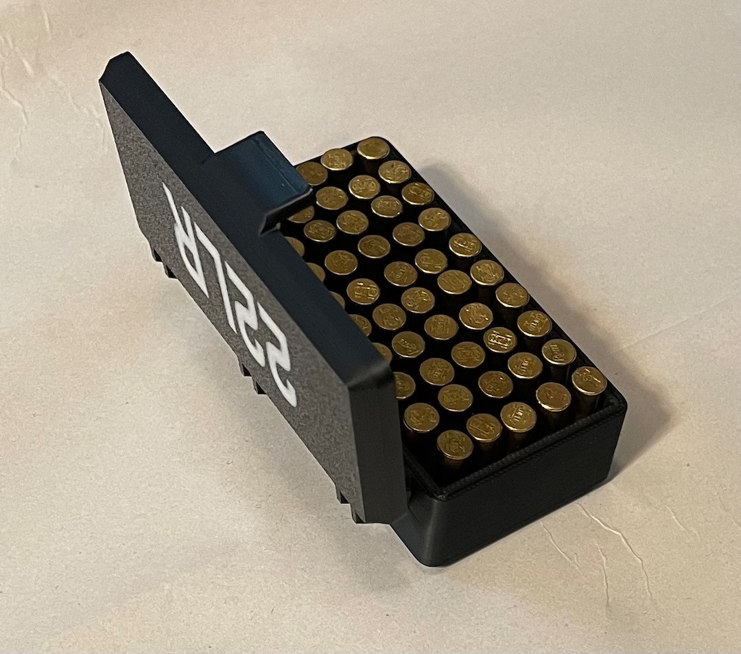 22LR Ammo Case Ammo Box Ammo Storage / 22LR 50 Round Ammo Box - Etsy