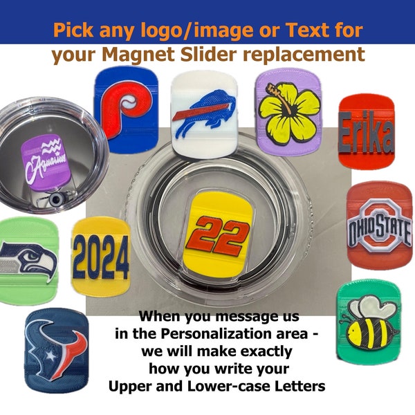 Yeti Magnetic Slider Personalized - Etsy