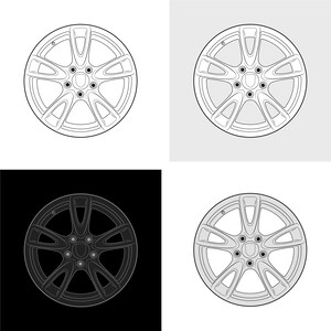 Rim SVG, PNG, Transparent Background, Instant Download. - Etsy