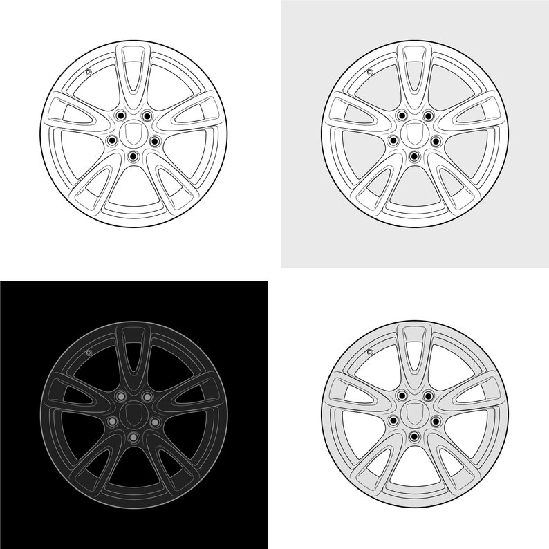 Rim SVG, PNG, Transparent Background, Instant Download. - Etsy