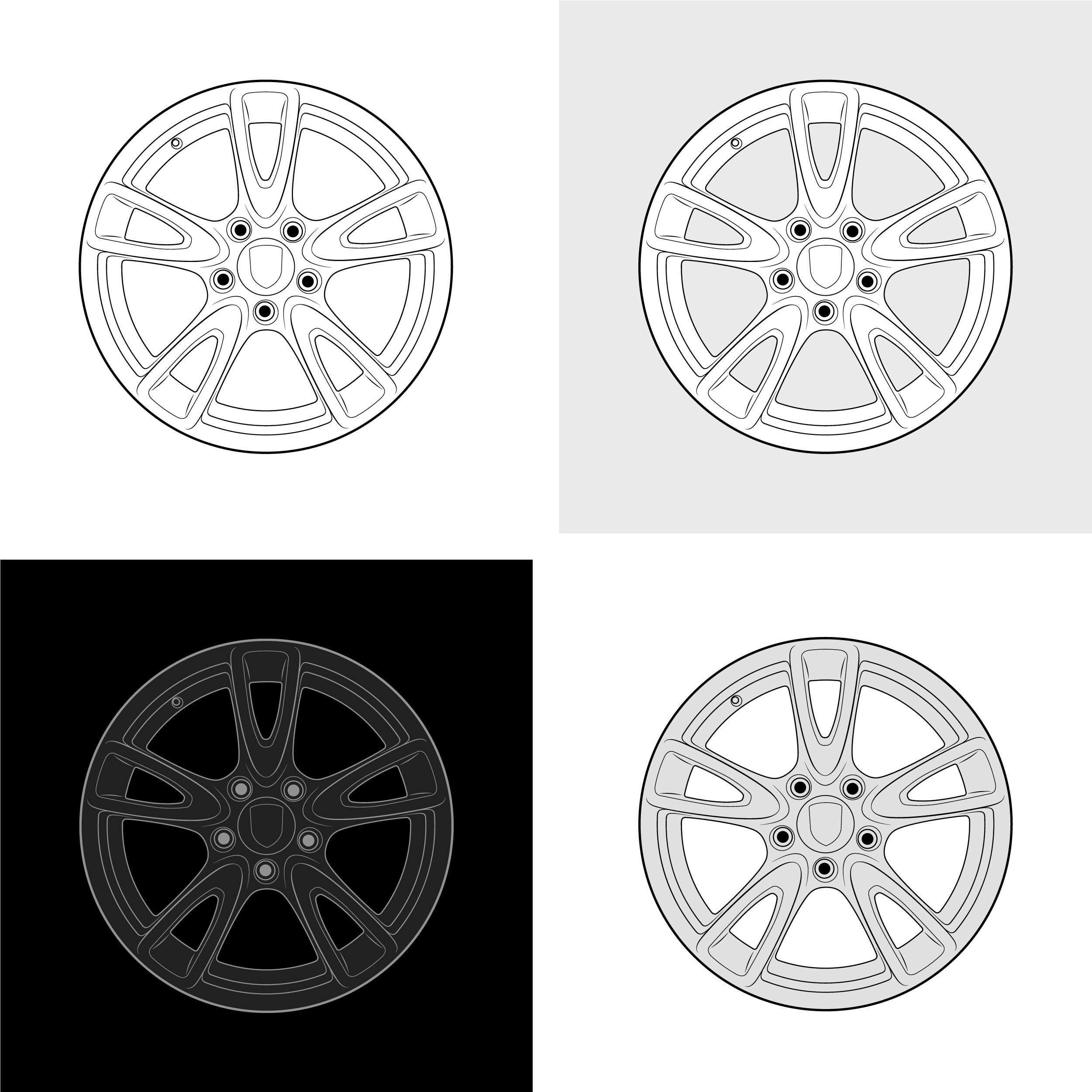 Rim SVG, PNG, Transparent Background, Instant Download. - Etsy