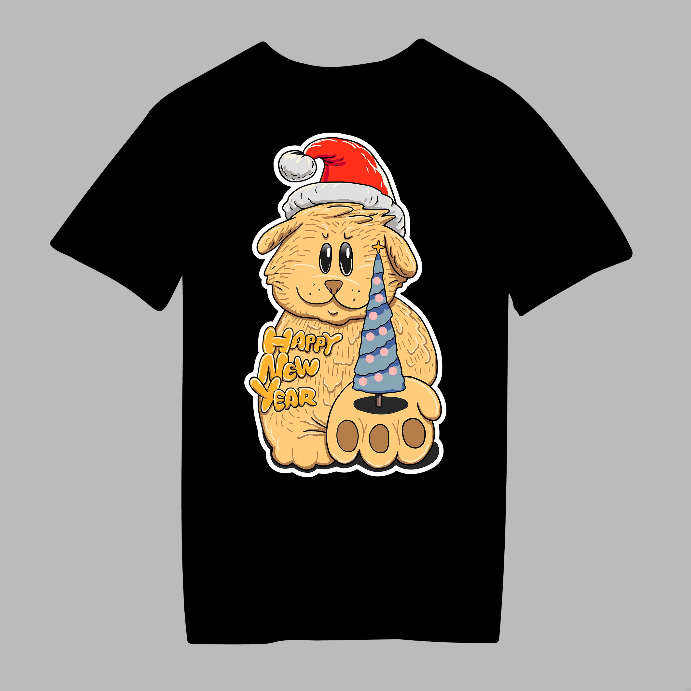 Puppy Santa Hat Svg - Etsy