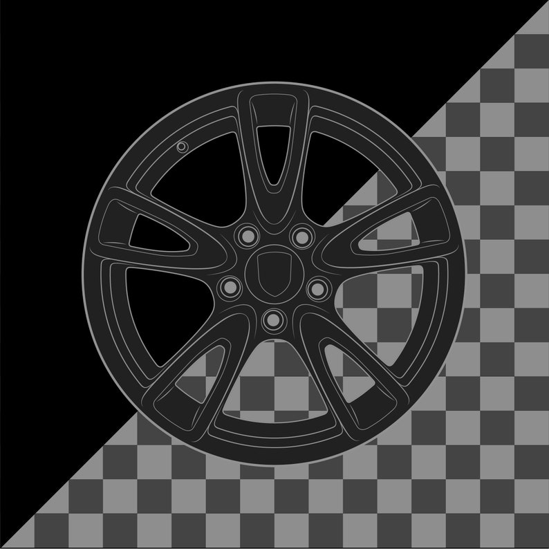 Rim SVG, PNG, Transparent Background, Instant Download. - Etsy